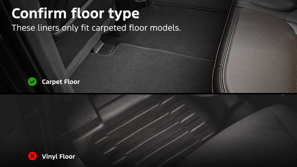 F-150 SuperCrew® 2015-2026 3pc All-Weather Floor Liner Trays for Carpet ...