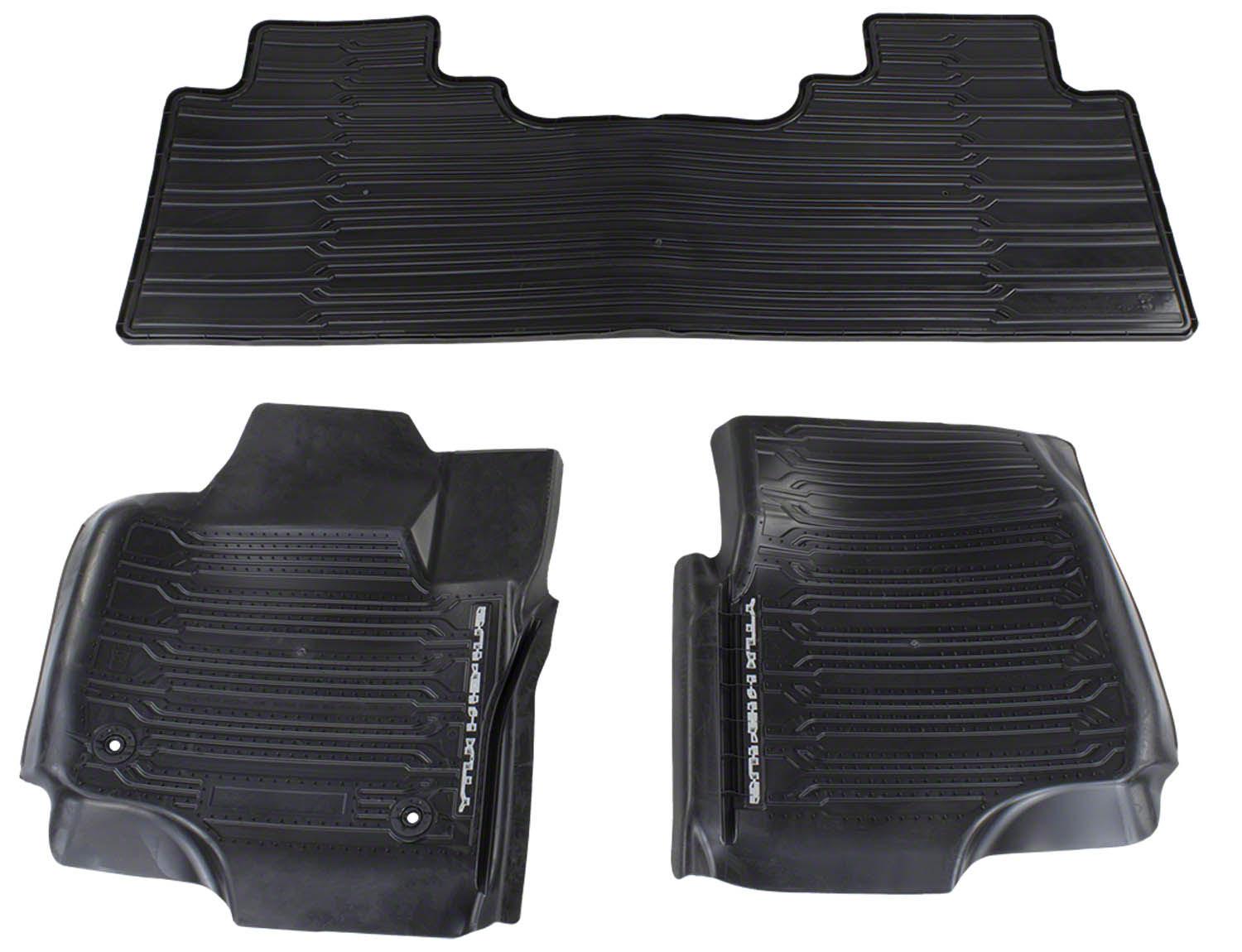 Super Duty 2023-2026 3pc Tray Style Floor Liner for Carpet Flooring ...