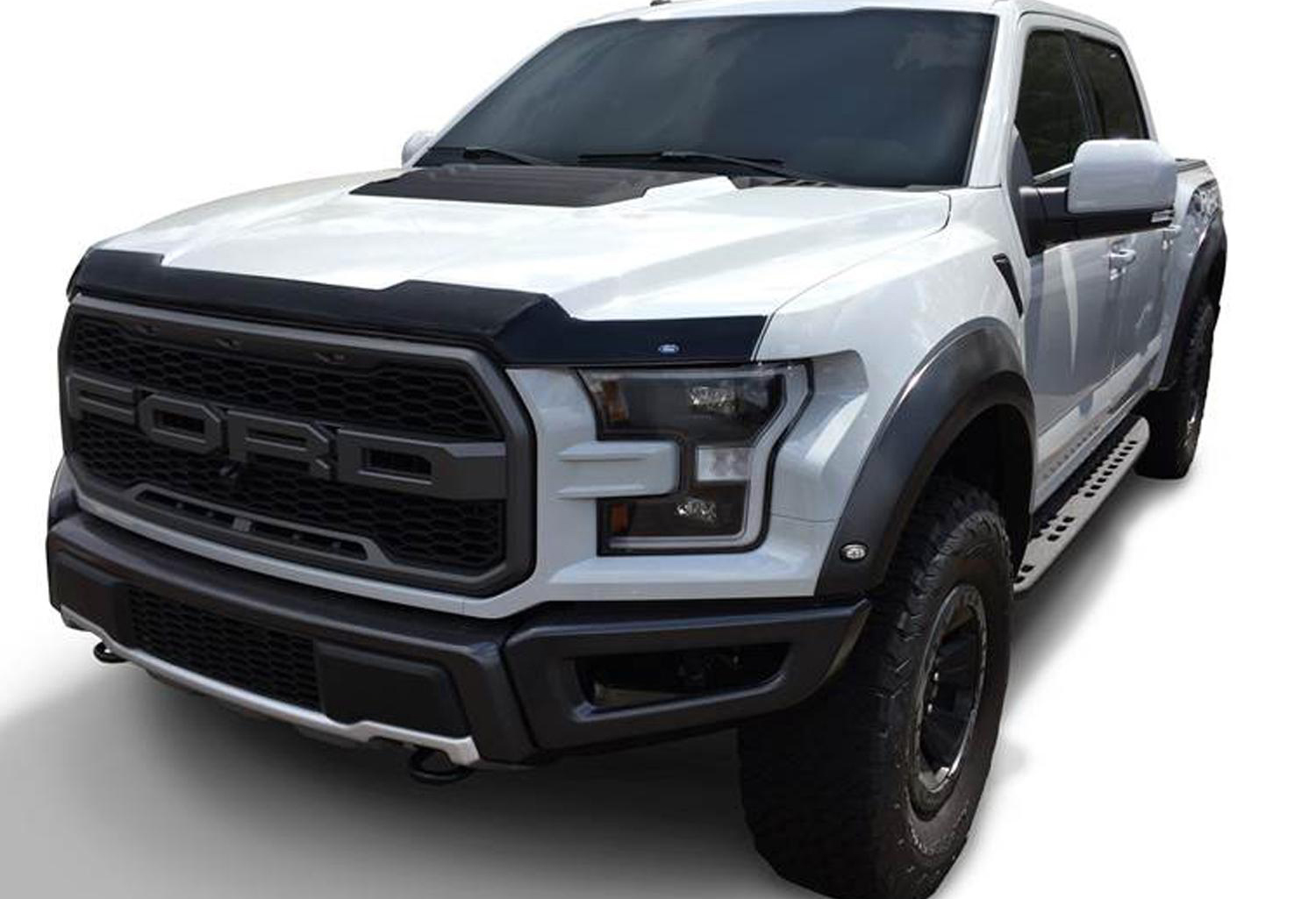 F-150 Raptor 2017-2020 Aeroskin® Hood Protector, Smoke by Husky Liners ...