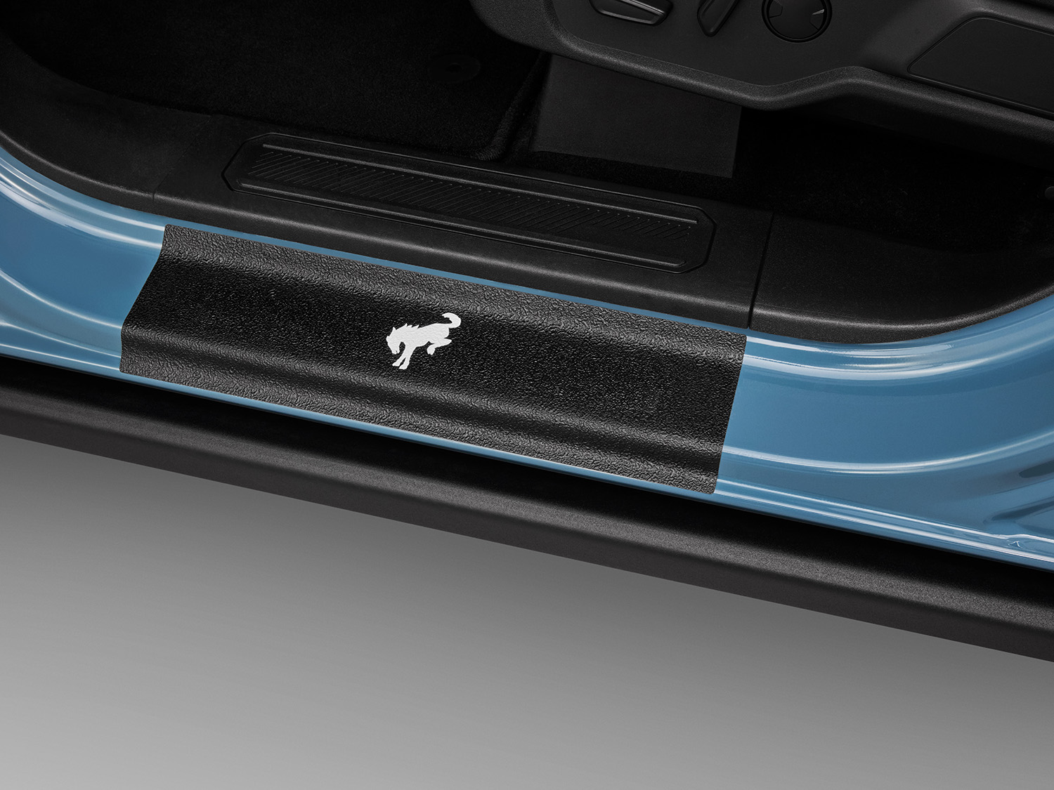 Bronco 2Dr 2021-2026 Tufskinz Bucking Bronco Logo Door Sill Protector ...