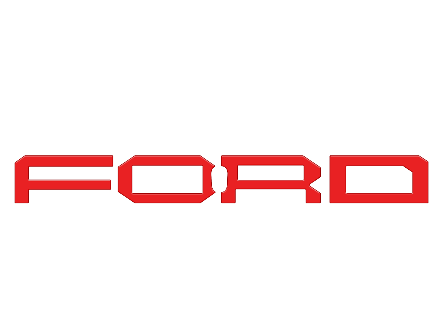 Bronco Raptor 2022-2025 Race Red FORD Grille Letter | Accessories ...