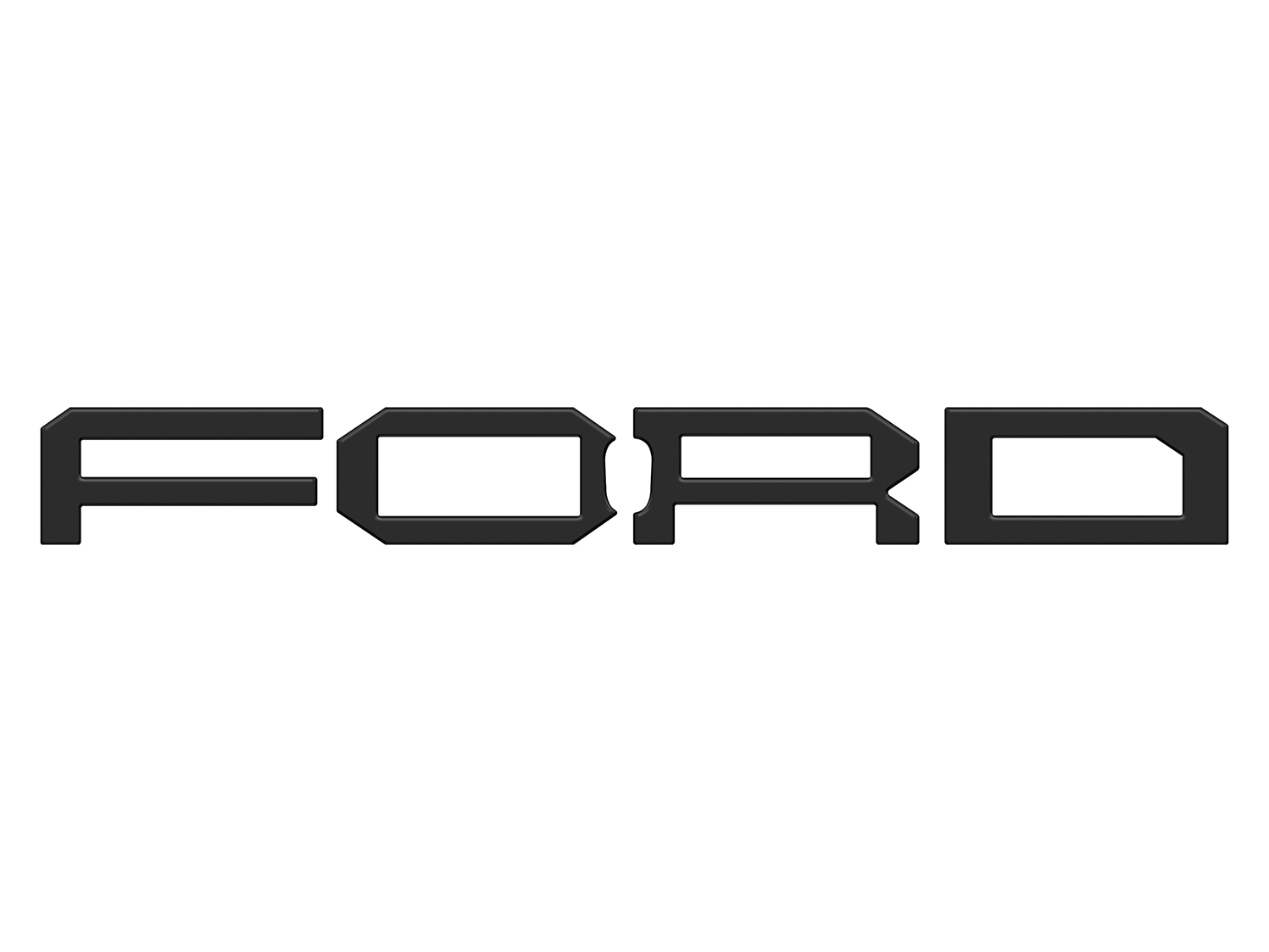 Bronco Raptor 2022-2026 FORD Matte Black Grille Letter | Accessories ...