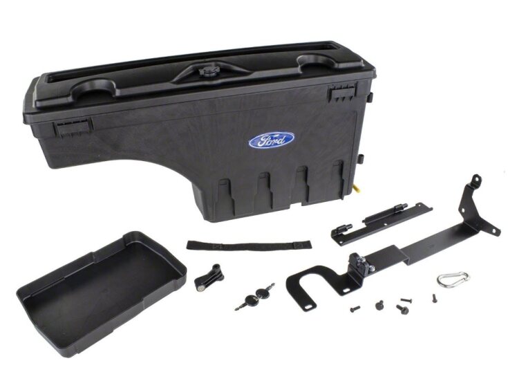 Ranger 2023 Pivot Side Storage Box, RH Passenger Side by RealTruck ...