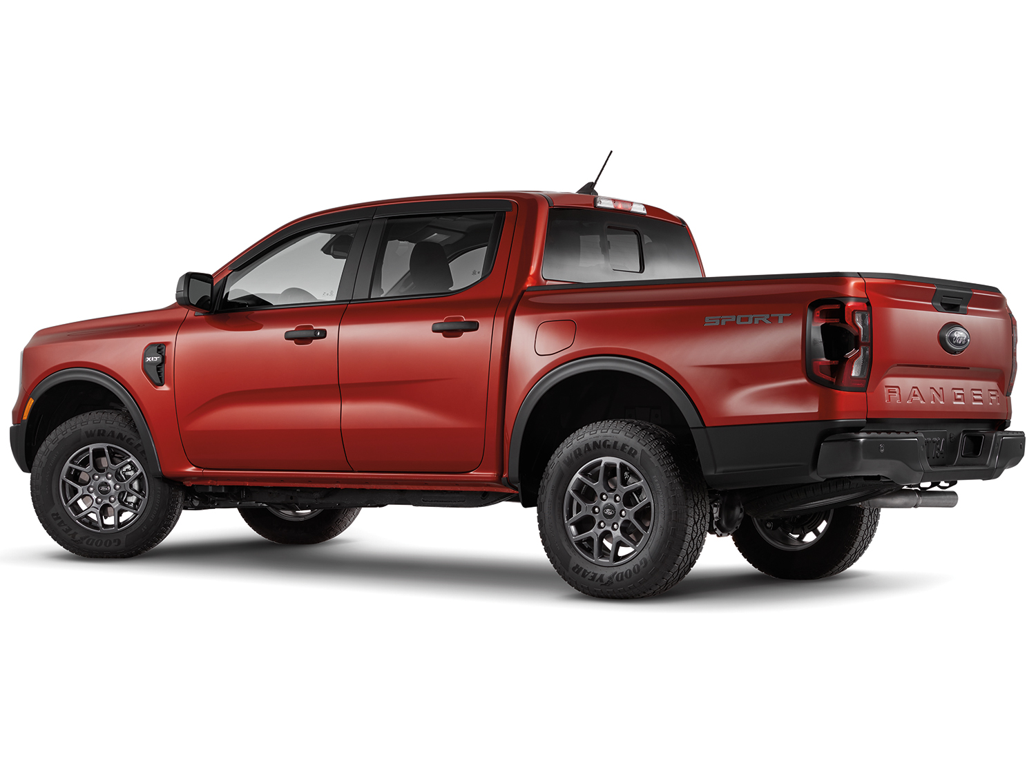 Ranger 2019-2025 Side Window Deflectors - Low Profile, Smoke by Husky ...