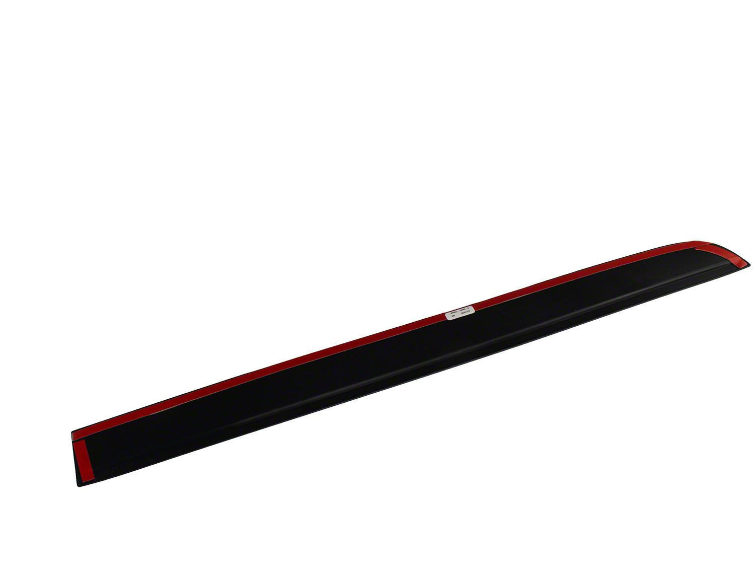 Ranger 2019-2025 Side Window Deflectors - Low Profile, Smoke by Husky ...