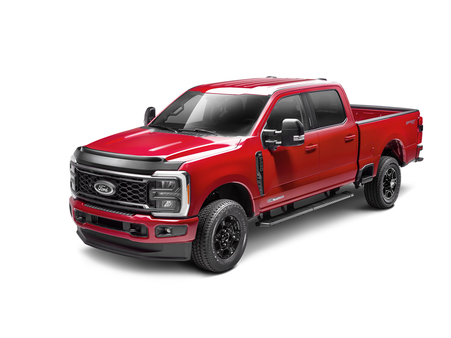 Super Duty 2023-2025 Aeroskin II® Hood Protector, Black Textured by ...