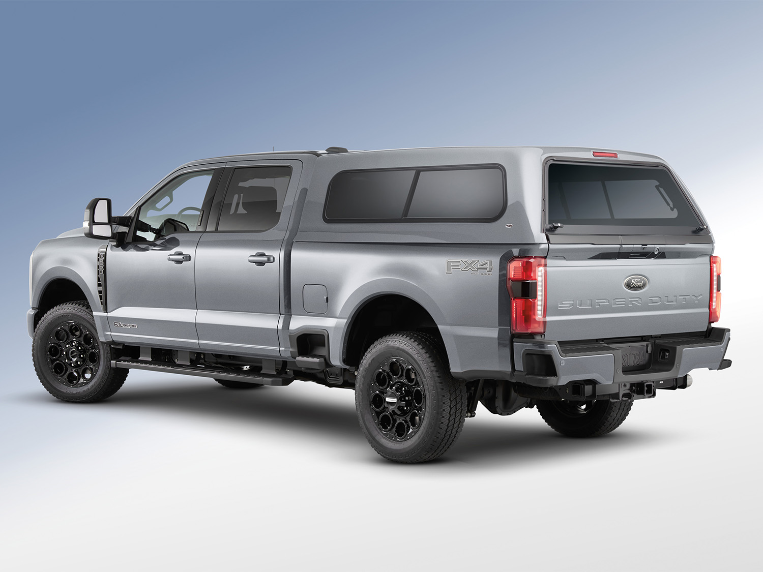 Super Duty® 2023 Leer Group Azure Gray T/C Cab High Bed Cap w/o Roof ...