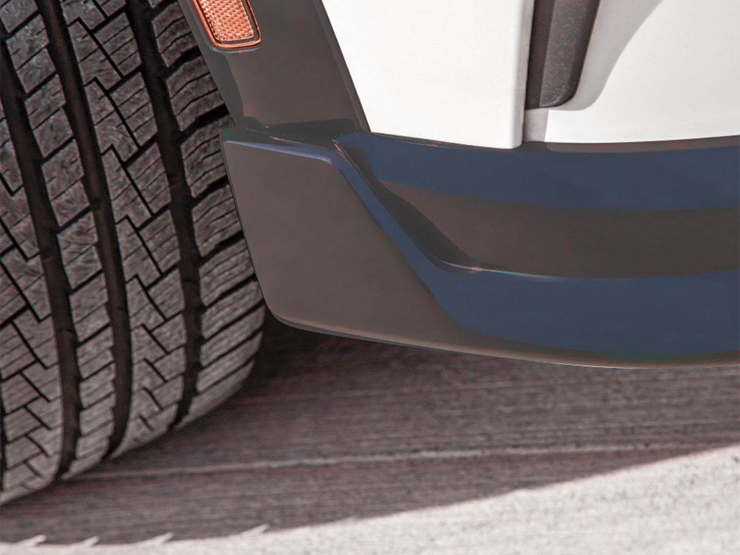 Mustang Mach-E 2021-2025 Air Design® Satin Black Front Splitter ...