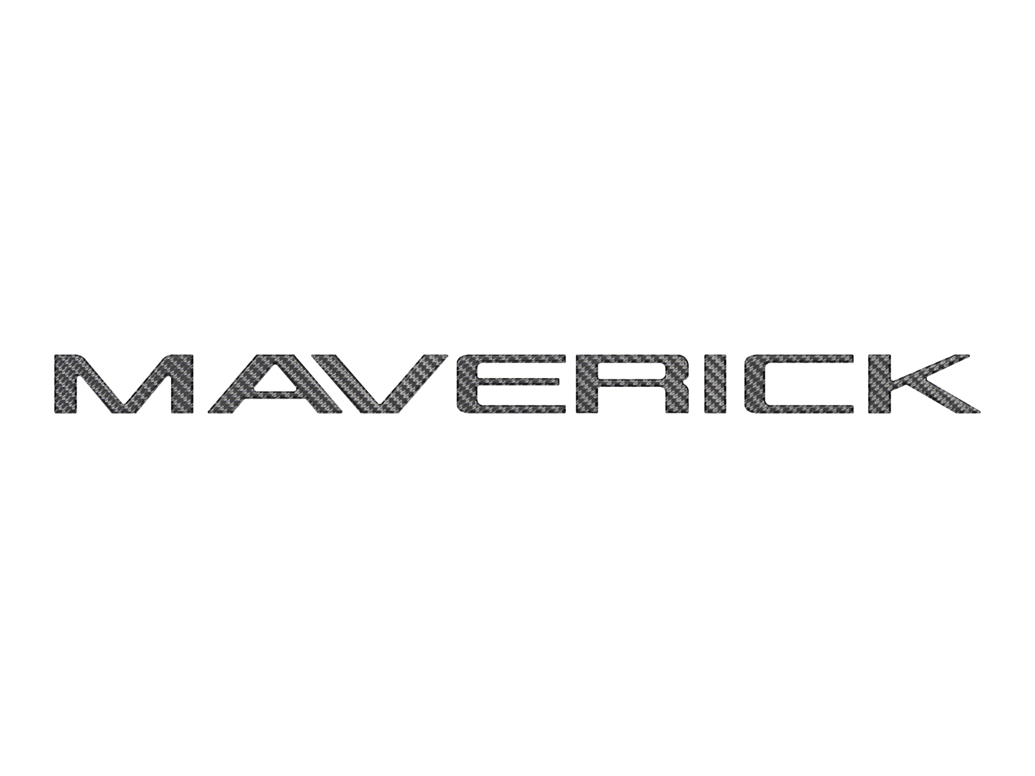 Maverick 2022-2026 TufSkinz Carbon Fiber Domed Tailgate Lettering ...