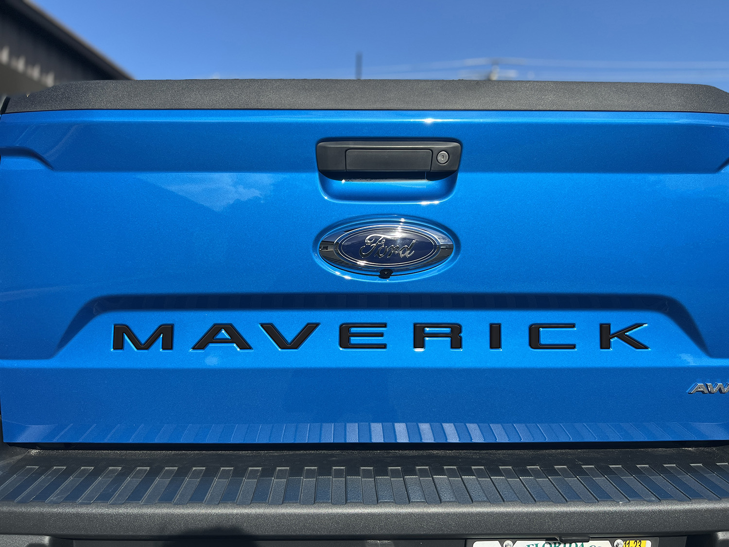 Maverick 2022-2026 TufSkinz Matte Black Tailgate Lettering Inserts ...