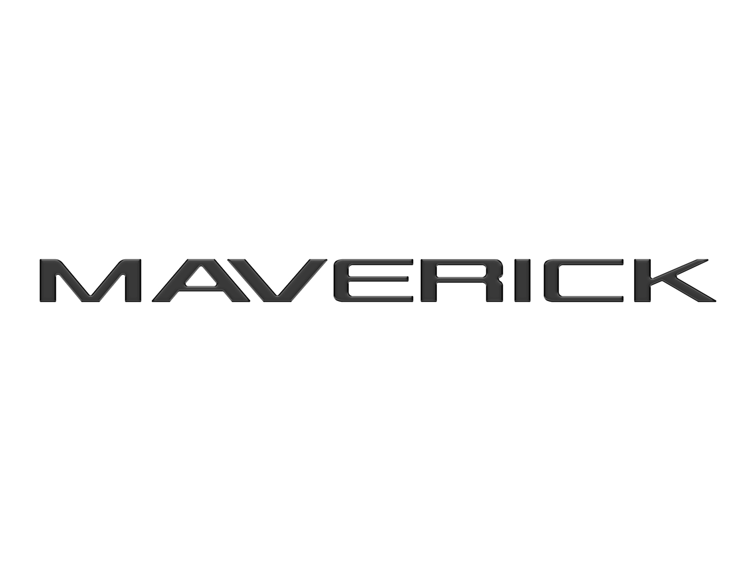 Maverick 2022-2026 TufSkinz Matte Black Tailgate Lettering Inserts ...