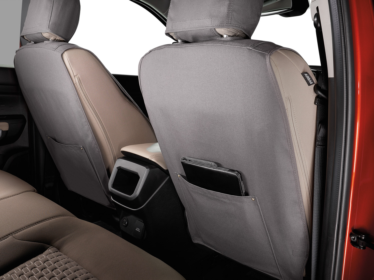 Ranger 2024-2025 Covercraft® Gravel Carhartt Front Captains Chair Front ...