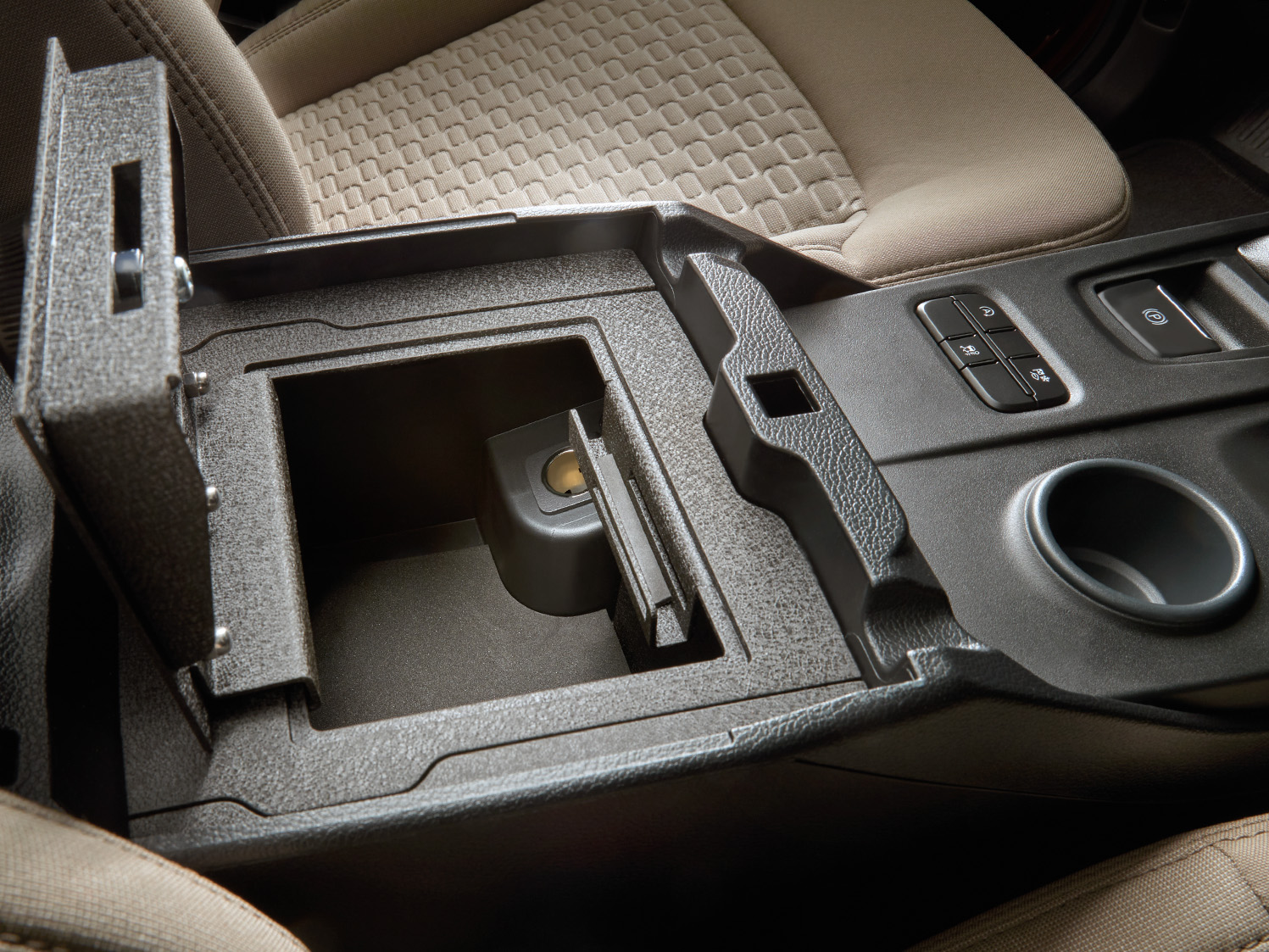 Ranger 2024-2025 Console Vault® In-Vehicle Safe for use with Captain's ...