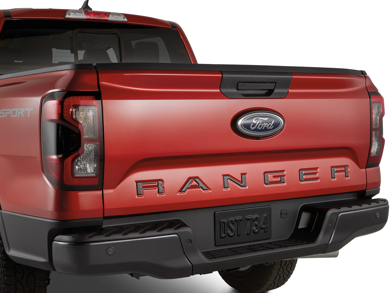Ranger 2024-2025 TufSkinz Matte Black Tailgate Letters | Accessories ...