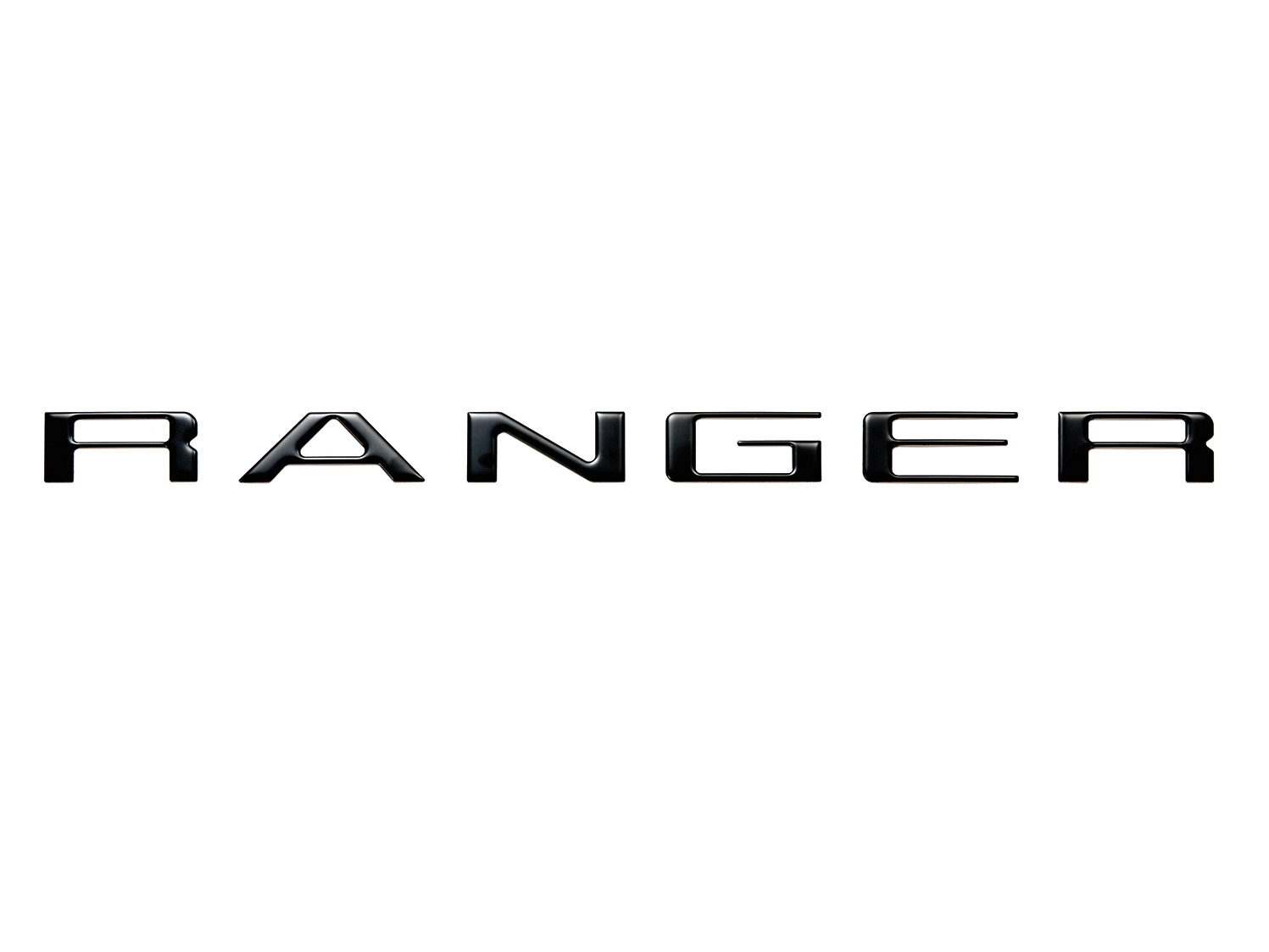 Ranger 2024-2025 TufSkinz Matte Black Tailgate Letters | Accessories ...