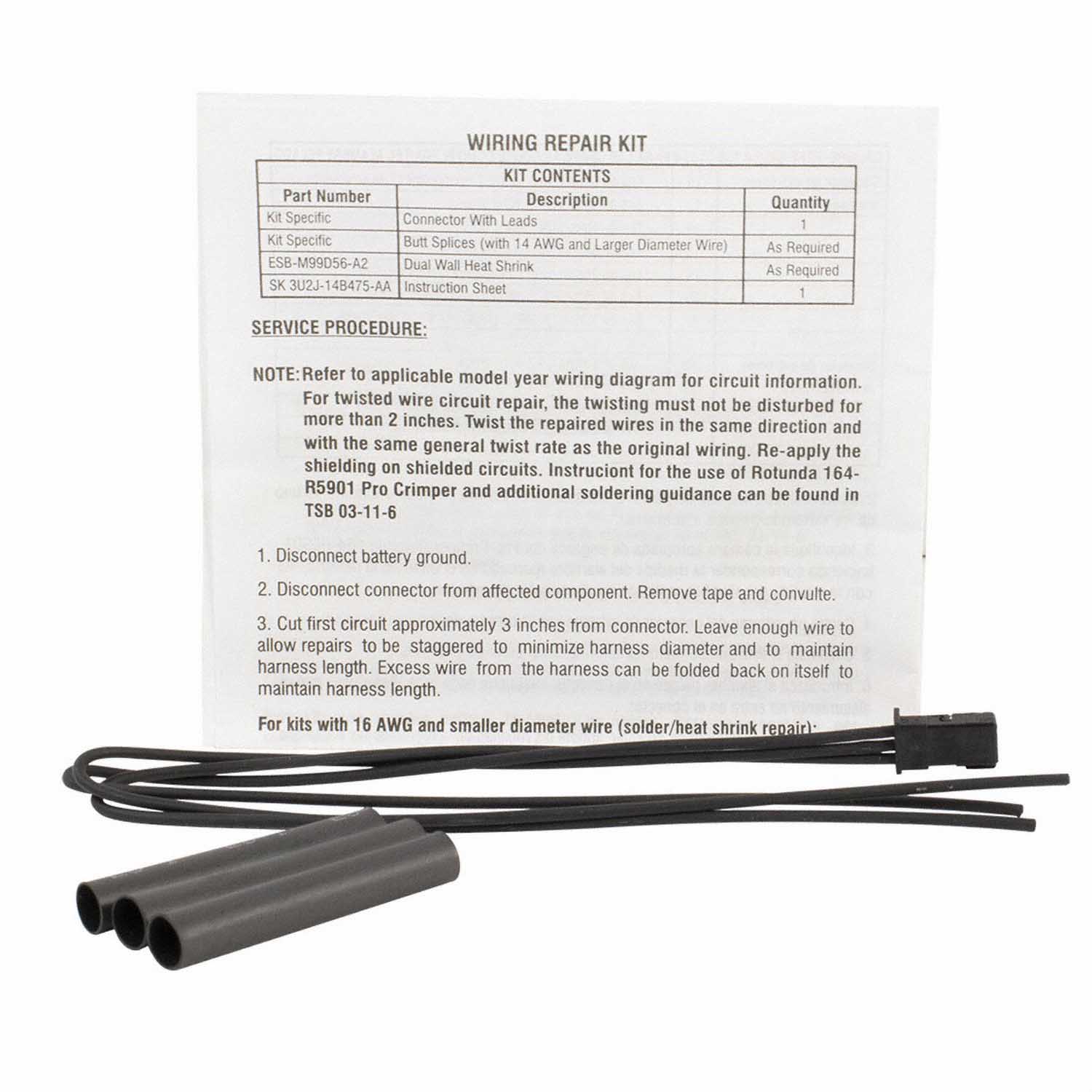 Rain Sensor Connector Wire | Parts | Ford.com