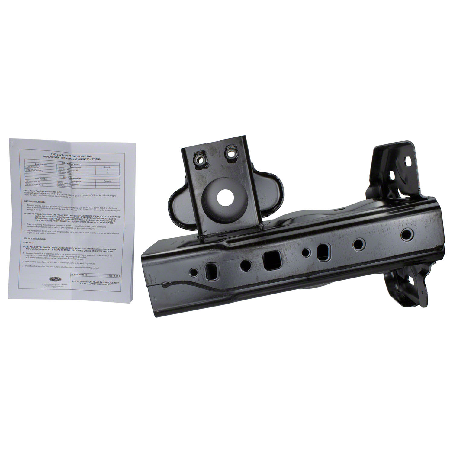 Frame Rail End Replacement Kit - Right (BEV) | Parts | Ford.com