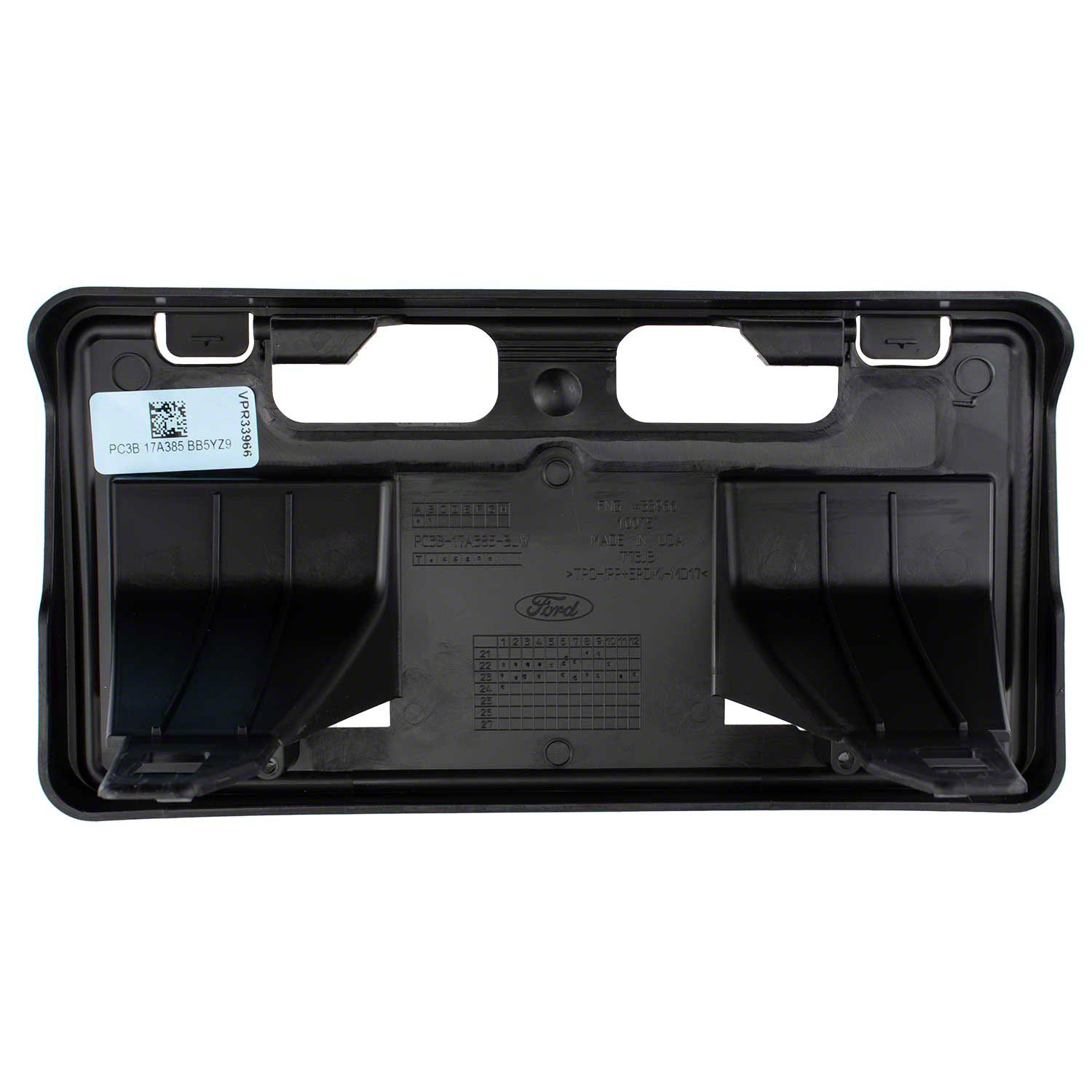 License Plate Bracket Bracket for the Bumper and Trim mount panel PL ...