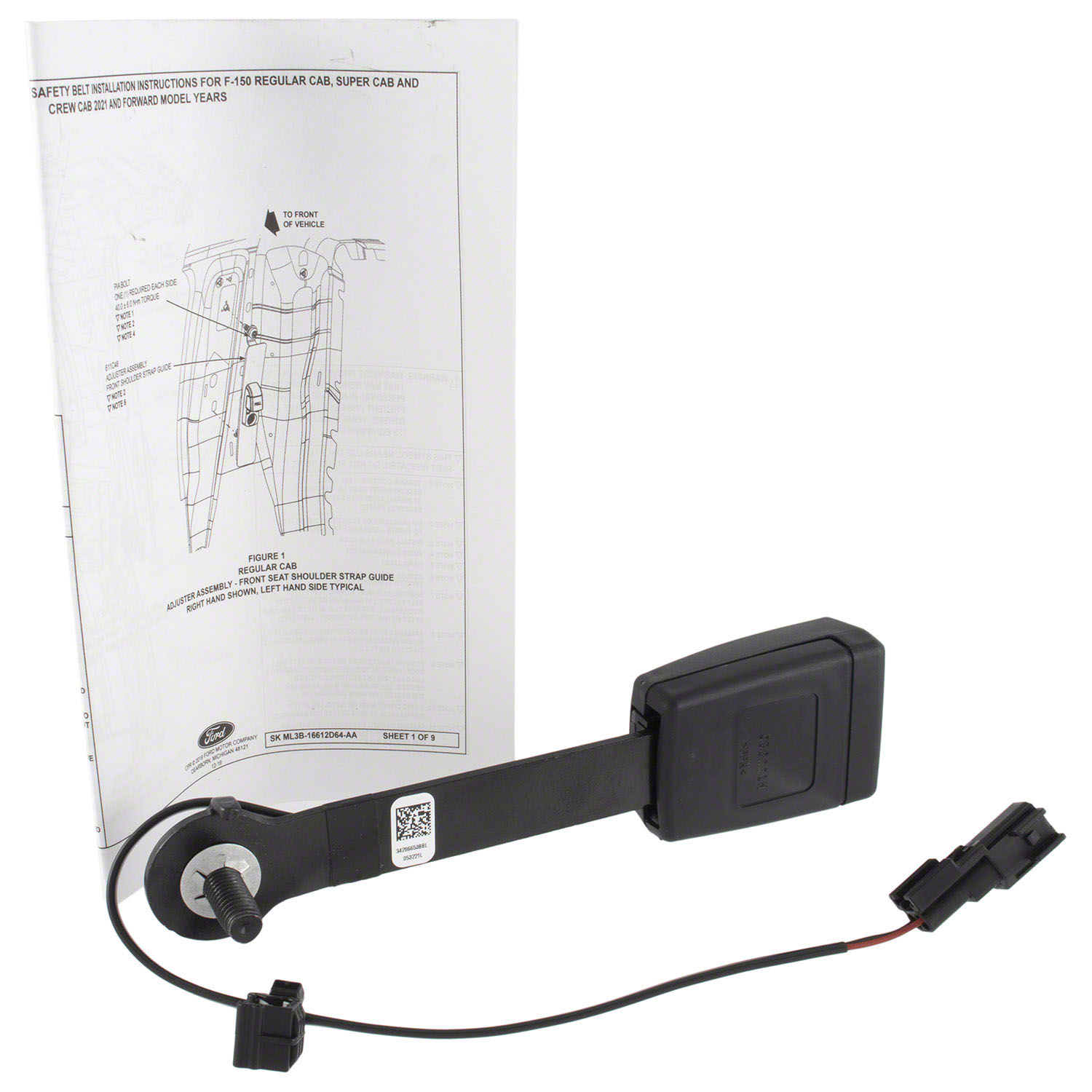 Seat Belt Receptacle Buckle - Rear, Center (BEV) | Parts | Ford.com