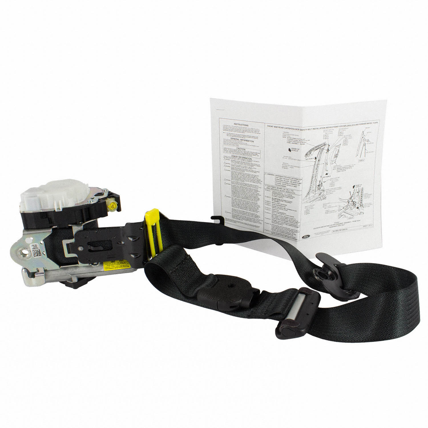 Seat Belt Lap and Shoulder Retractor Pretensioner - Right, Front ...
