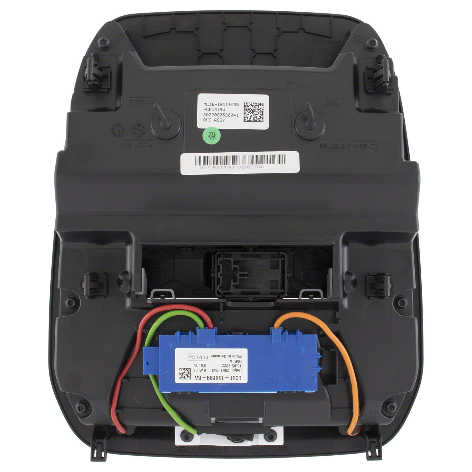 Overhead Console - Front, Rear | Parts | Ford.com