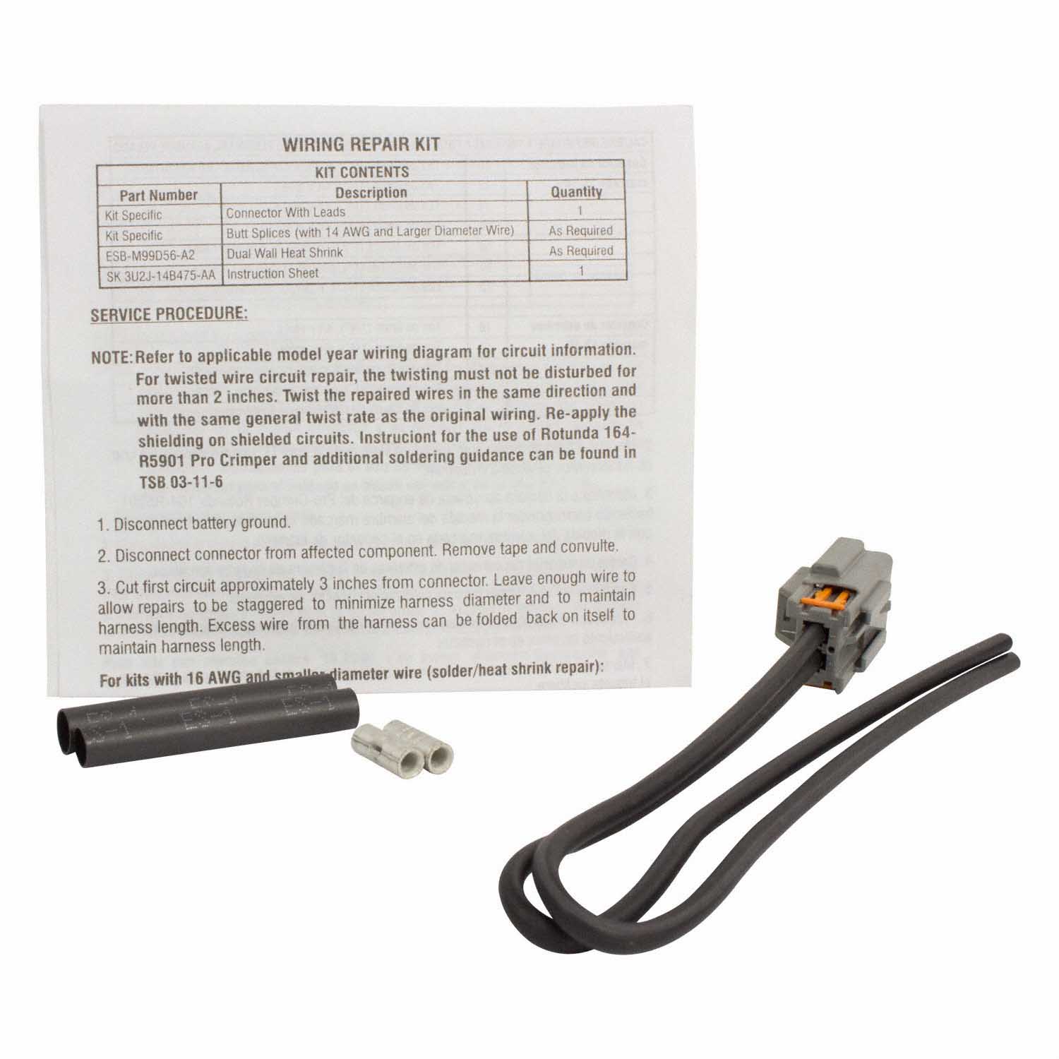Window Motor Connector Wire | Parts | Ford.com