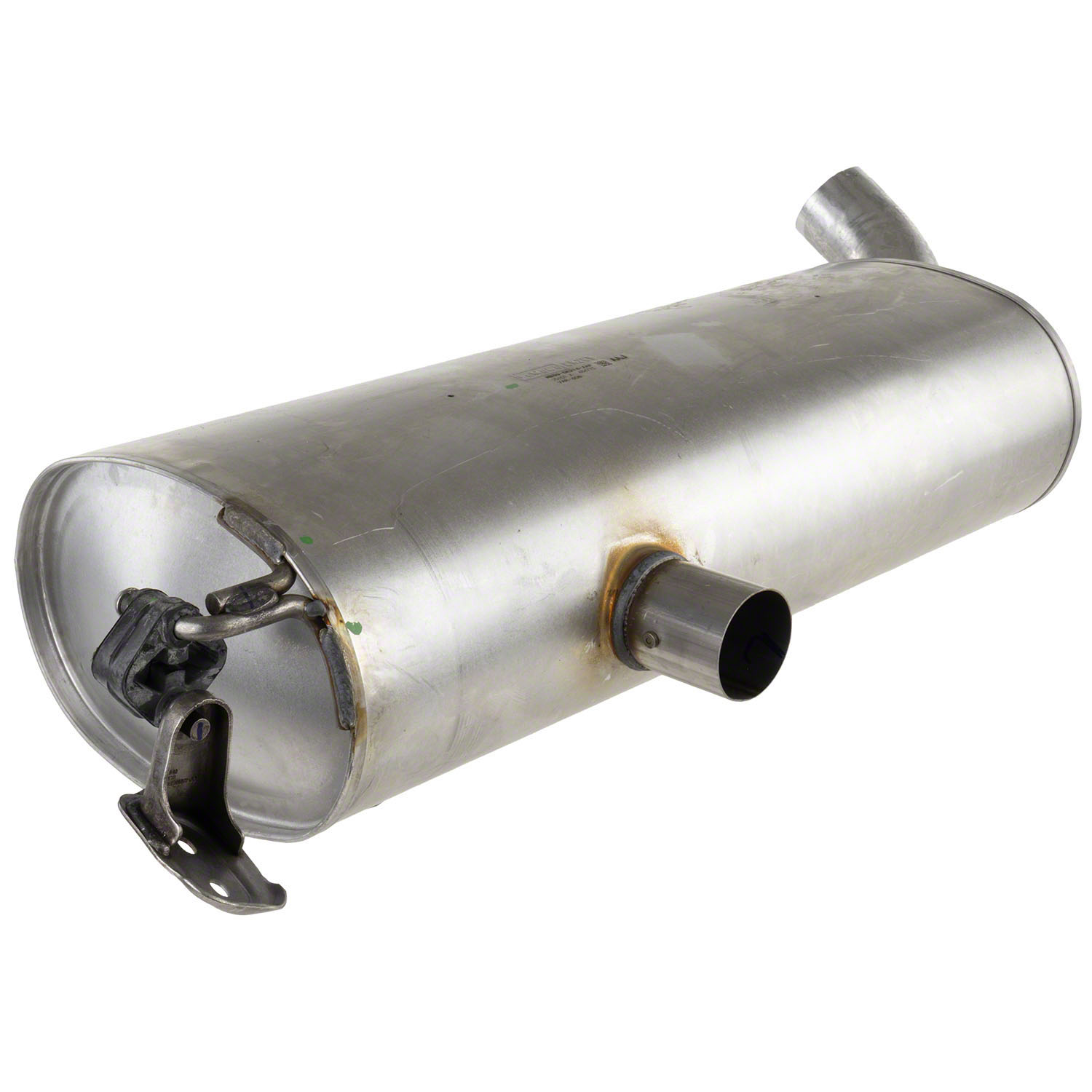 Exhaust Muffler Pipe and A without any Pipes, which are typically ...