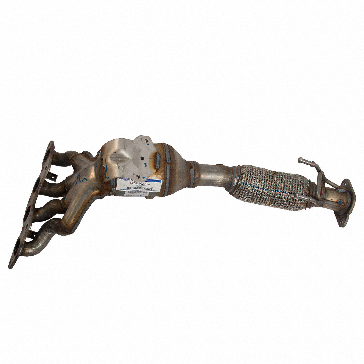 Catalytic Converter with Integrated Exhaust Manifold And Catalyst - 2 ...