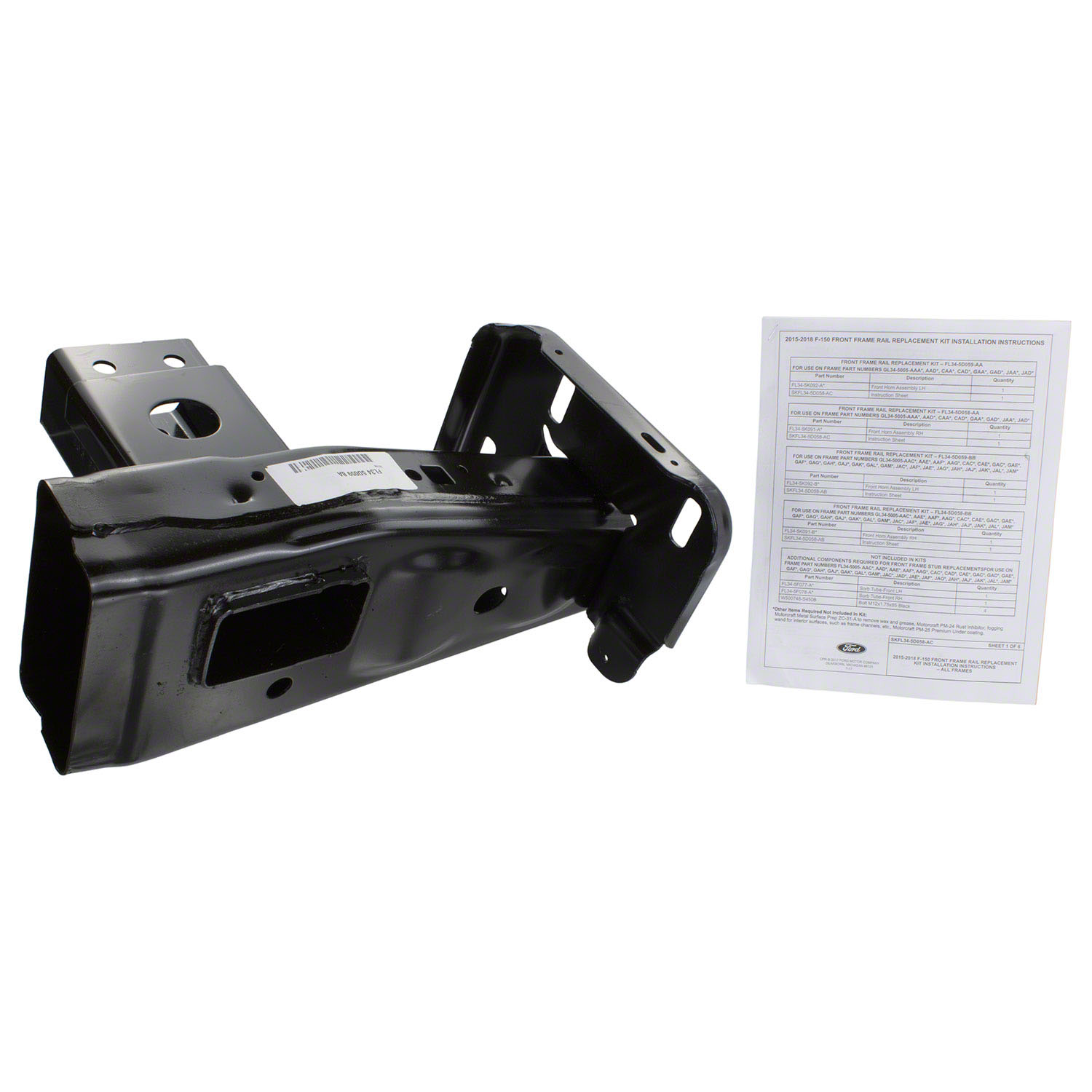 Frame Rail End Replacement Kit - Left | Parts | Ford.com