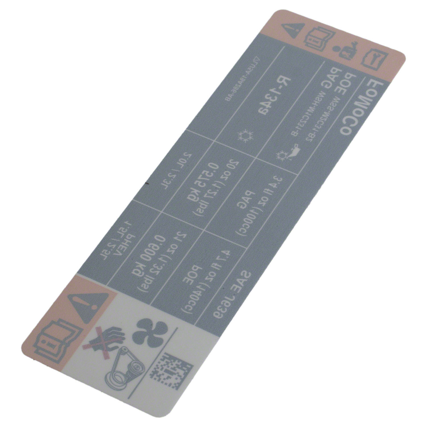 Decal Air Conditioning (A/C) System Information Label | Parts | Ford.com
