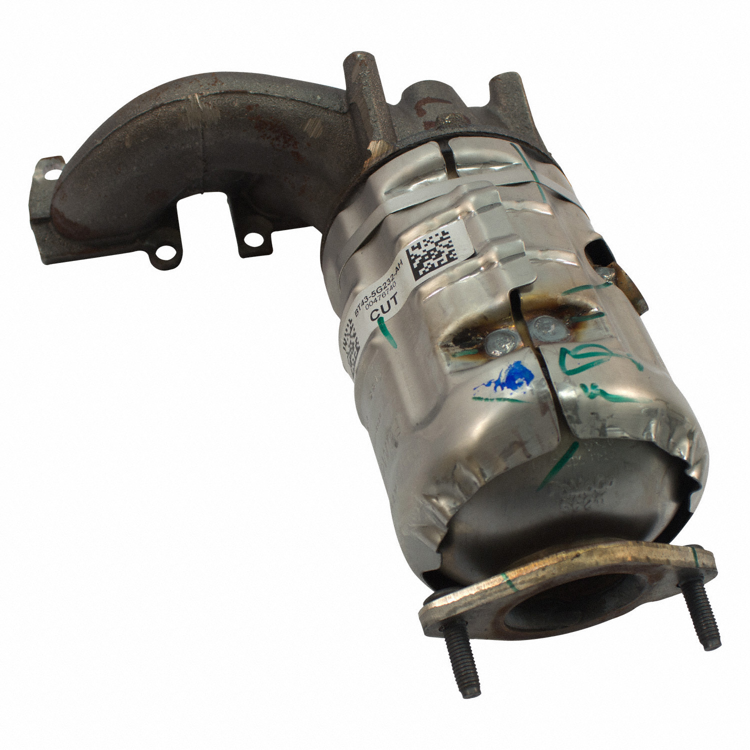 Catalytic Converter with Integrated Exhaust Manifold And Catalyst ...