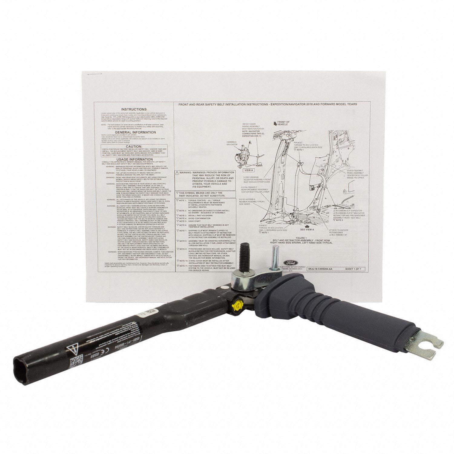 Seat Belt Pretensioner - Left, Front | Parts | Ford.com