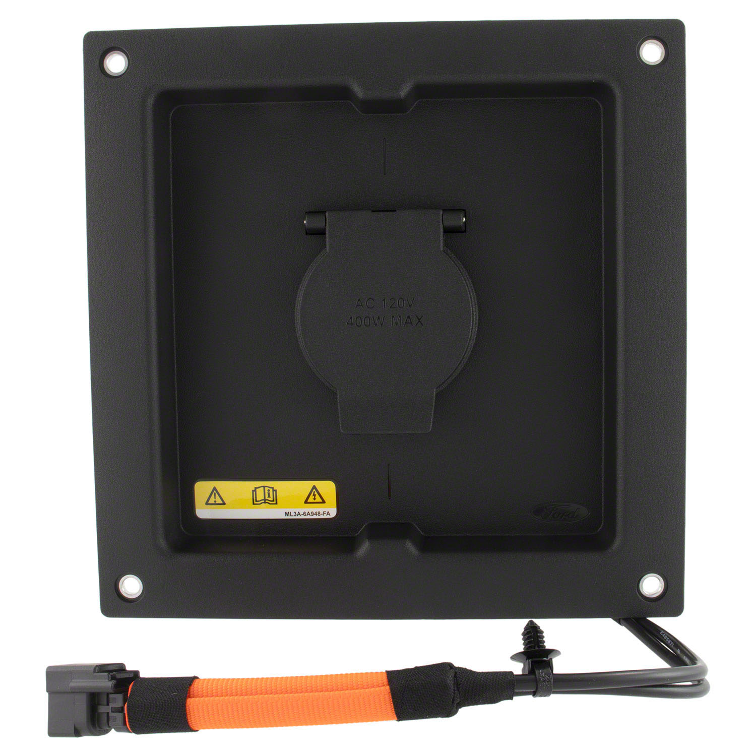 High Voltage Power Socket Panel A component located on the vehicle ...